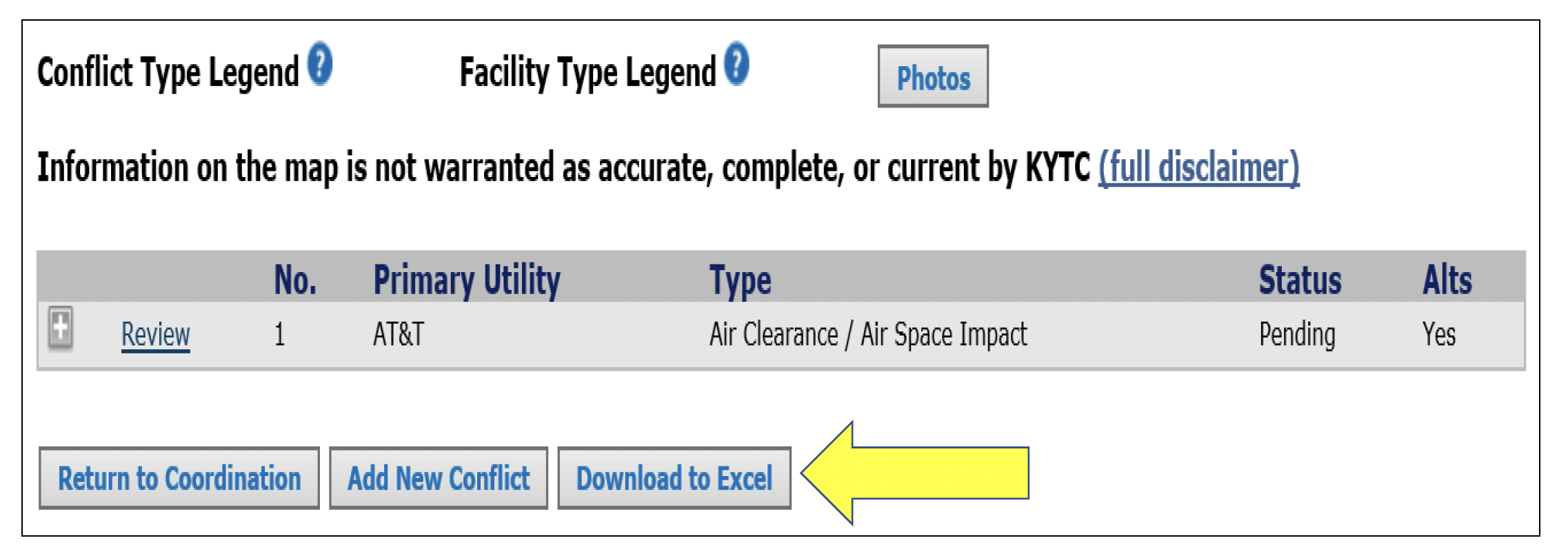 Tracking Utility Conflicts | Highway Knowledge Portal