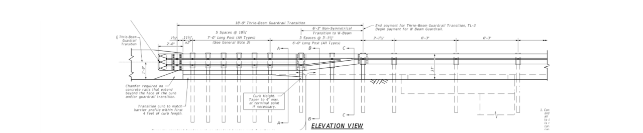 Bridge Railing and Guardrail Transition Sections | Highway Knowledge Portal