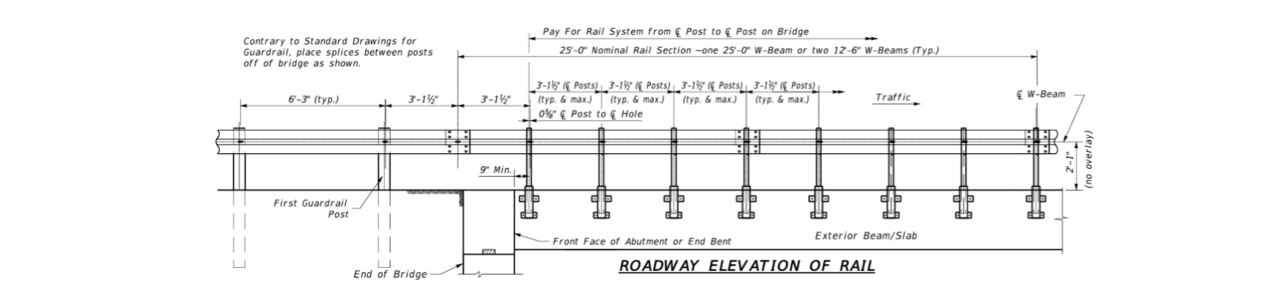 Bridge Railing and Guardrail Transition Sections | Highway Knowledge Portal